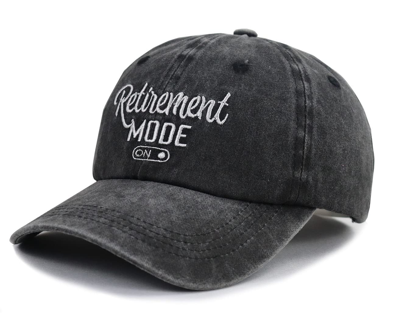 Retirement Gag Gifts for Women Men, Adjustable Vintage Cotton Retired Hats, Funny 50th 60th 70th 80th 90th Birthday Baseball Cap for Mom, Dad, Grandma, Grandpa, Friends, Teacher, Army, Police Black