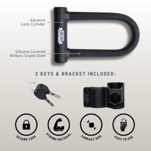 State Bicycle Co. - Hardened-Steel U-Lock (Silicon Coated)