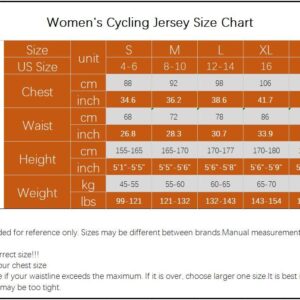 YOUALSO Bike Jersey Women Long Sleeve Cycling Shirt With Pockets Green Dots M