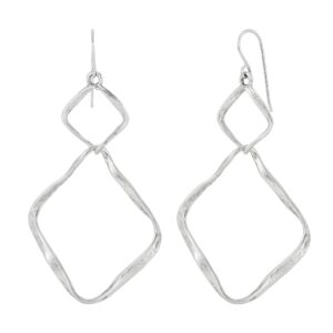 silpada 'squared up' sterling silver drop earrings