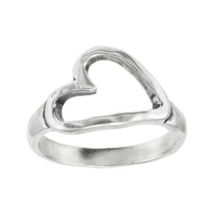 silpada 'love forever' sterling silver ring, size 9, size 9