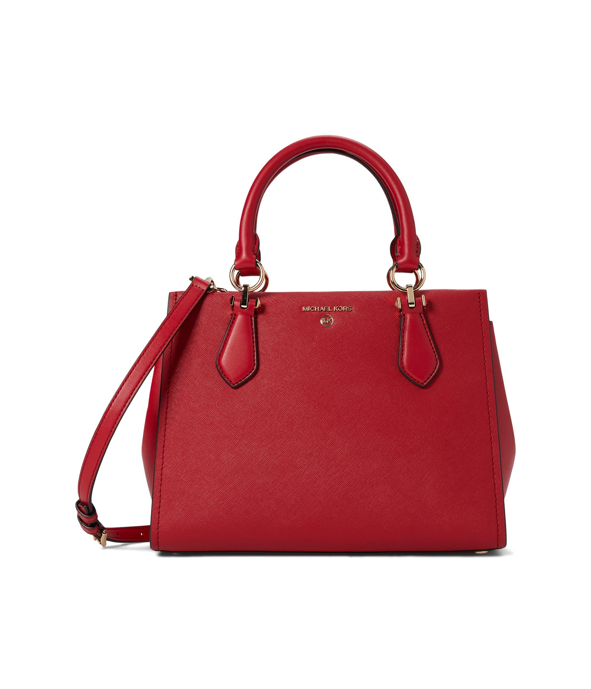 Michael Kors Marilyn Medium Satchel Crimson One Size