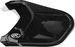 rawlings | mach adjust face guard | adjustable extension piece | black | left-handed batter