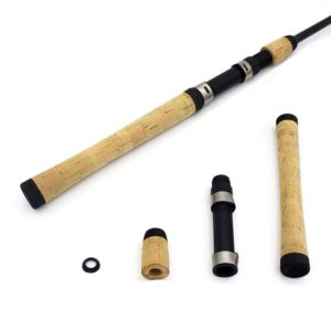 composite cork spinning fishing rod handle for rod building grip with reel seat