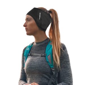 rockbros fleece ear warmers earmuffs headband men women for running skiing cycling warm ear cover for winter cold weather