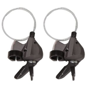 sudemota 2pcs m370 9 speed shifter trigger set | 3 x 9 speed shift/shifter brake lever combo