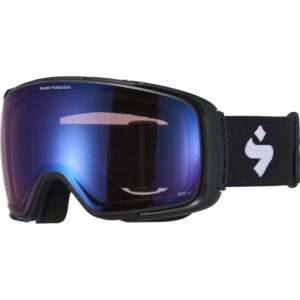 sweet protection interstellar rig ski goggles - ski and snowboard uv protection and anti-fog goggles, rig light amethyst/matte black/black