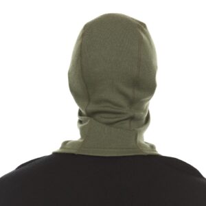 Minus33 Merino Wool - Expedition Balaclava - Cold Weather Ski Face Mask - Heavyweight - Olive Drab