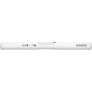 Casio CT-S200 61-Key Digital Piano Style Portable Keyboard, 48 Note Polyphony and 400 Tones, White with Headphones