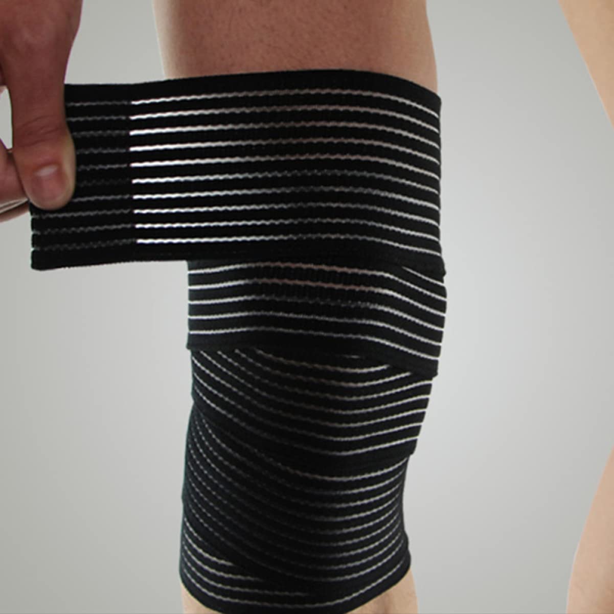 4 Pcs Wrap Bandage Support Protective Pad Brace Support Sleeve Support Braces Sports Safety Compression Sleeve Pads