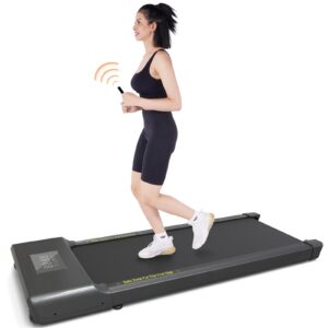 walking pad, walking treadmill in led display, under desk treadmill for home/office with remote control, portable treadmill 2 in 1 for walking and jogging