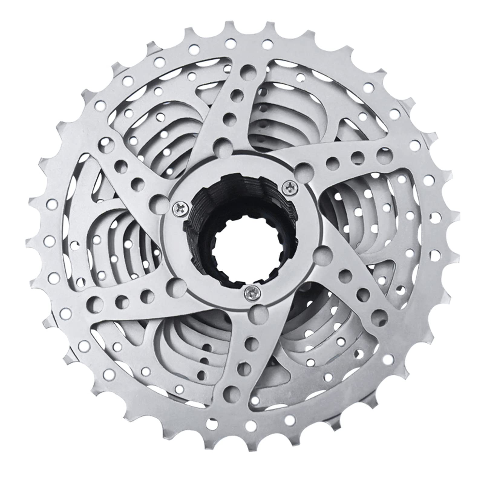 Rwlre Bicycle Freewheel, Road Bike 8 9 10 11 12 Speed 11-23T/25T/28T/30T/32T/34T Bicycle Cassette Freewheel MTB Sprocket for Shimano (Color : 10-Speed 11-25T)