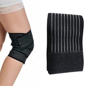 4 Pcs Wrap Bandage Support Protective Pad Brace Support Sleeve Support Braces Sports Safety Compression Sleeve Pads