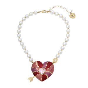 Betsey Heart Pendant Necklace