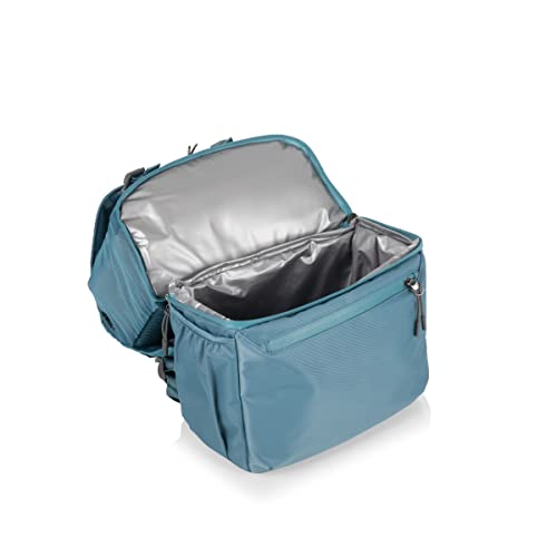 ONIVA Tarana Backpack Cooler made with Recycled Material, Soft Cooler Backpack, Upcycled Cooler Bag, (Aurora Blue)