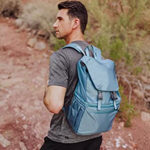 ONIVA Tarana Backpack Cooler made with Recycled Material, Soft Cooler Backpack, Upcycled Cooler Bag, (Aurora Blue)