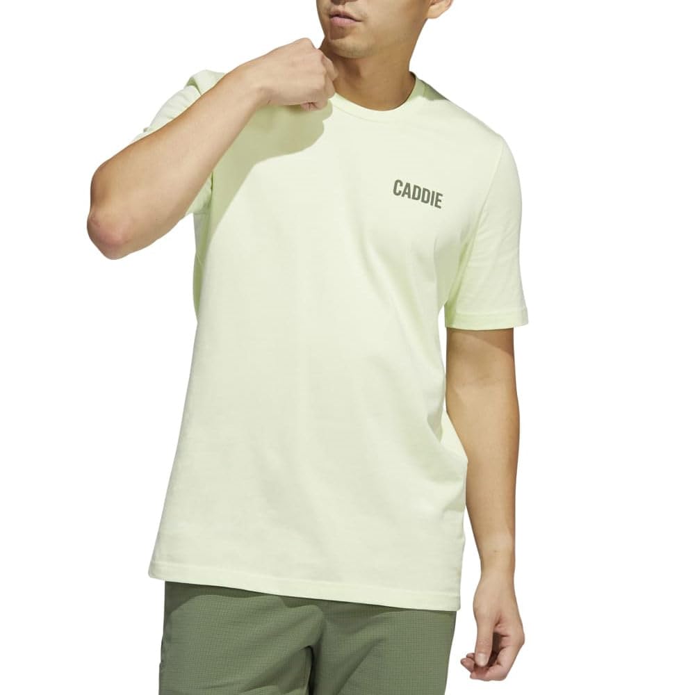 adidas Men's Adicross Caddie T-Shirt - Almost Lime XL