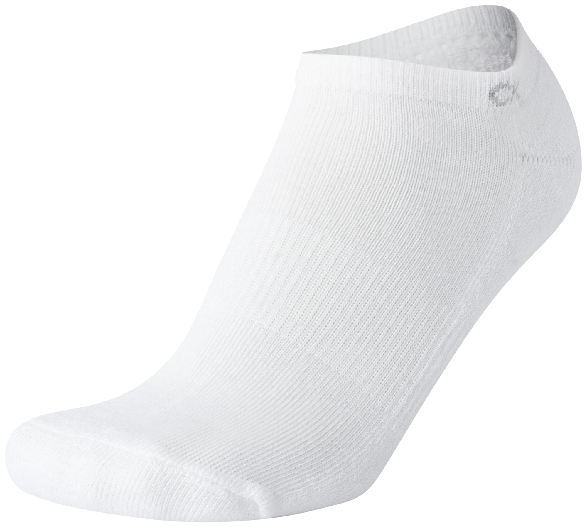 Calvin Klein Women's Athletic Socks - Lightweight Performance No Show Socks (12 Pack), Size 4-10, Pure White