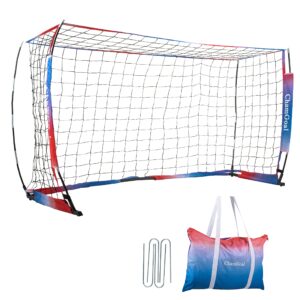 chamgoal portable soccer goal net for backyard,sports net instant portable collapsible soccer net, all ages & skill level&anywhere,for training & scrimmages,1 goal + 1 carry bag(12x6 ft)