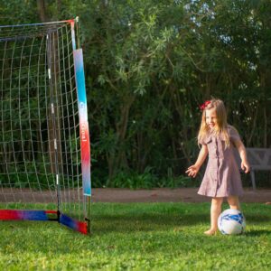 ChamGoal Portable Soccer Goal Net for Backyard,Sports Net Instant Portable Collapsible Soccer Net, All Ages & Skill Level&Anywhere,for Training & Scrimmages,1 Goal + 1 Carry Bag(12X6 FT)