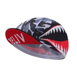 bikingbros funny cycling cap - polyester skull cycling hat-under helmet -cartoon cycling helmet liner breathable&sweat uptake