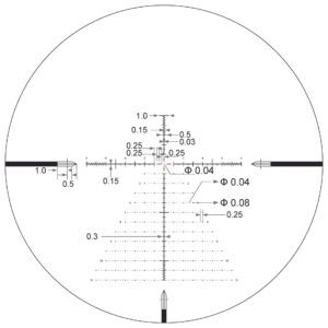 Arken Optics SH4 GEN2 4-16X50 Rifle Scope FFP MIL VPR Illuminated Reticle with Zero Stop - 34mm Tube