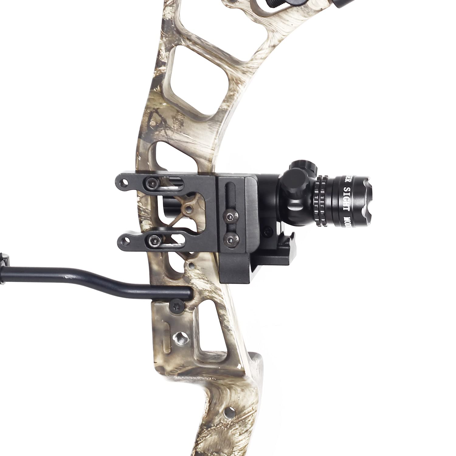 FENJANER Archery Bow Sight Scope Bracket for red dot Laser Sight Scope Compound Bow and Recurve Bow Hunting Shooting