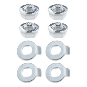 sing f ltd 4pcs front wheel motor nut washer set compatible with xiaomi m365 essential 1s pro pro 2 version electric scooters replacement parts