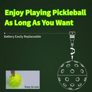 PickleStar 9 Pack Replacement Battery for PickleStar1 LED Ligth up Pickleball Balls