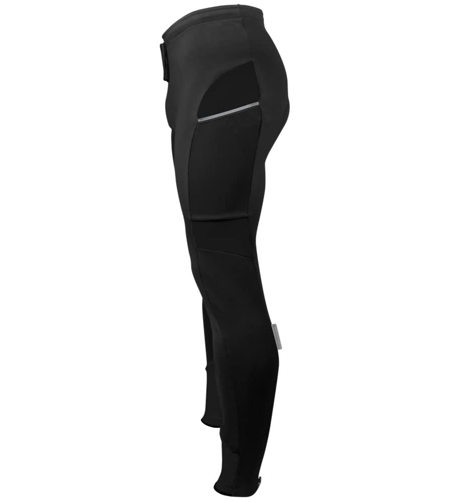 AERO|TECH|DESIGNS | Men's All Day Padded Cycling Tights | Black Accents | Tall Fit | Medium