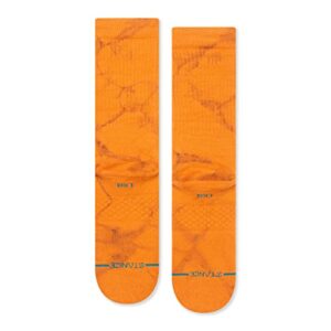 Stance Claze Crew Socks (Large, Rust)