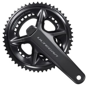 shimano ultegra fc-r8100-p power meter crankset grey, 172.5mm, 52-36t