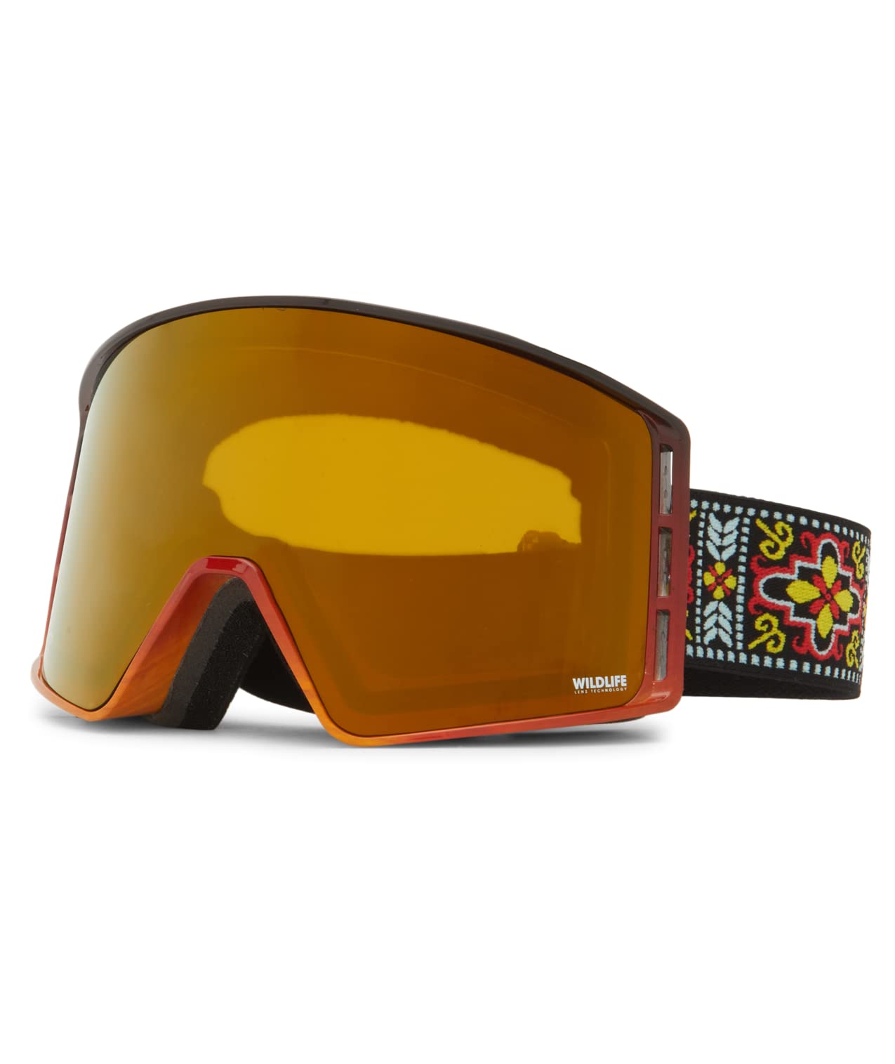 VonZipper Unisex Mach VFS Snow Sport Goggle - John Jackson Signature Frame | Wildlife Bronze Chrome Lens