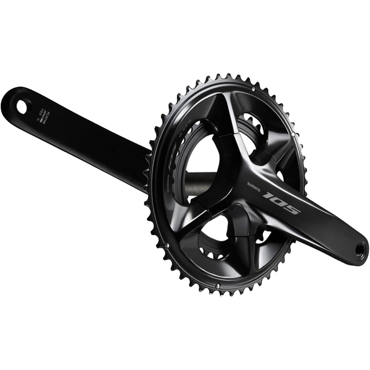 SHIMANO 105 Fc-R7100 12-Speed Crankset Black, 172.5Mm, 50-34T