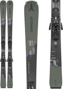 atomic redster q6 skis w/m 12 gw bindings mens sz 164cm green