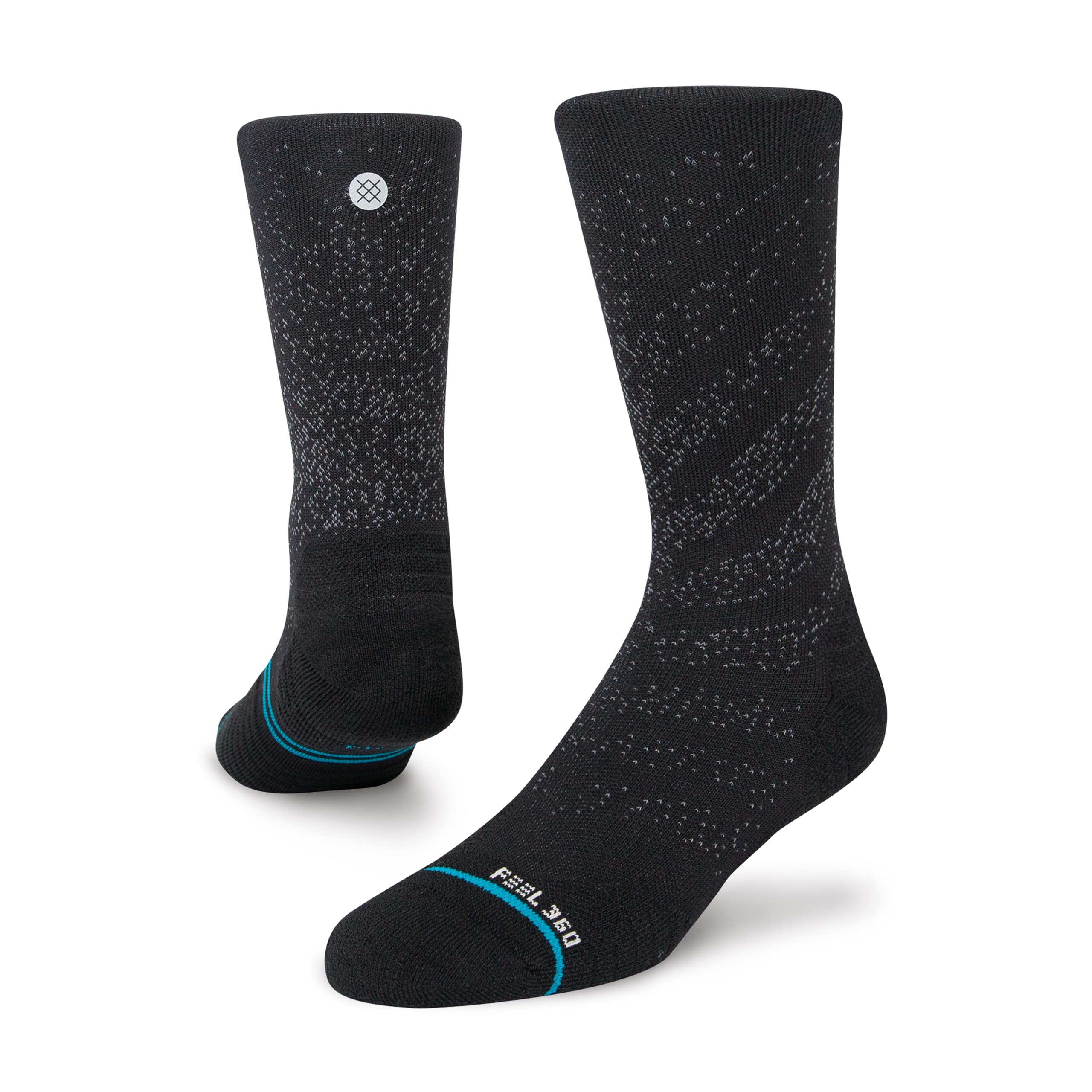 Stance Athletic Crew Black SM (US Men's Shoe 3-5.5, Women's Shoe 5-7.5)