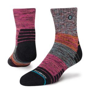 stance crossing paths quarter hiking sock multi lg (us men's shoe 9-13, women's shoe 11-14)