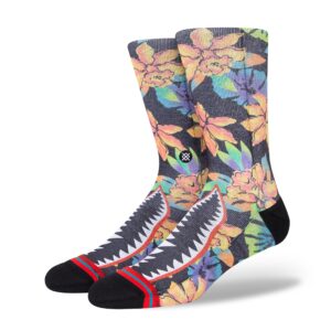 Stance Bomin Crew Socks (Large, Teal)