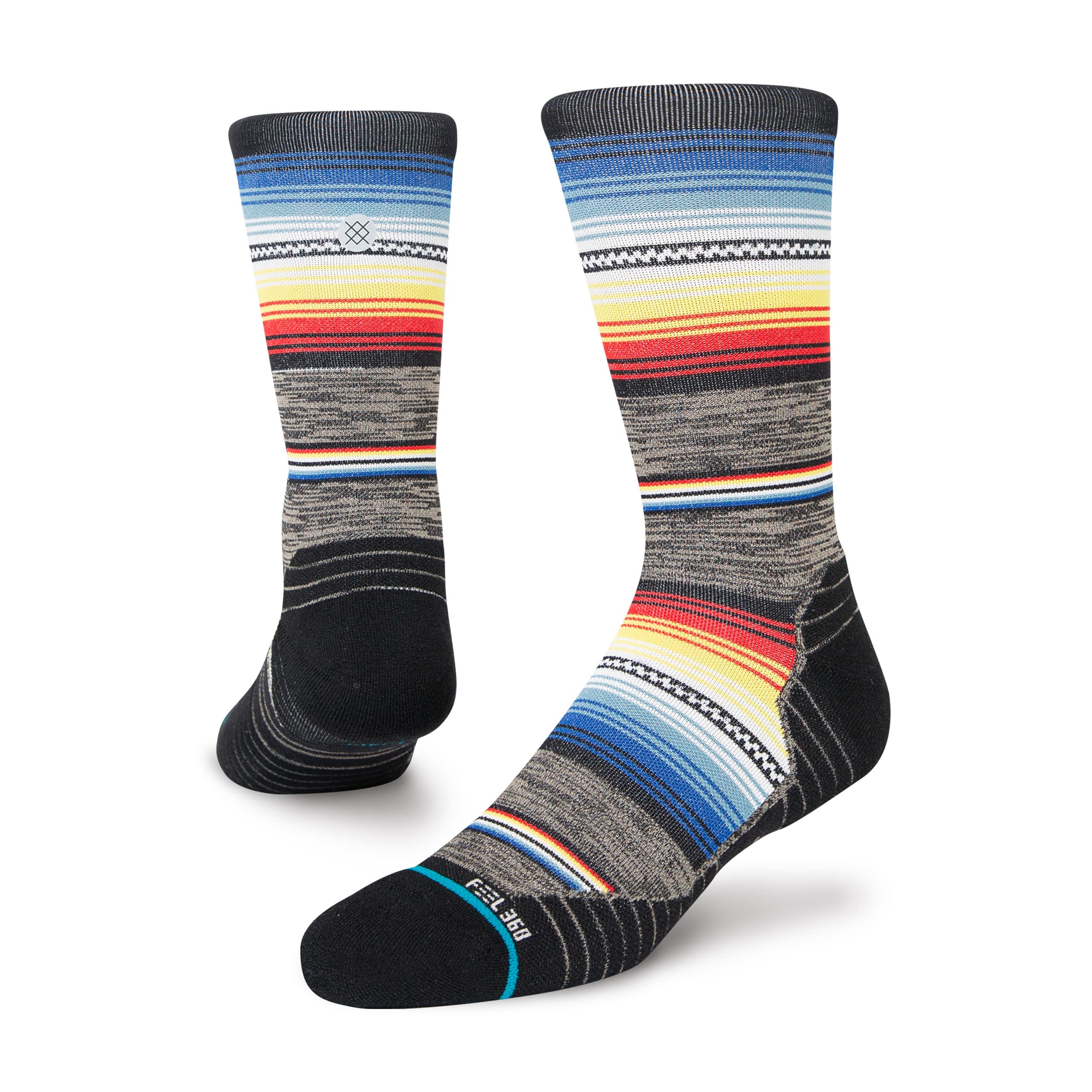 Stance Southbound Crew Light Cushion Run Sock Royal MD (US Men's Shoe 6-8.5, Women's Shoe 8-10.5)