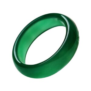 gigb pbdk natural green crystal ring for woman man,good luck crystal ring green crystal rings fengshui cinnabar ring jewelry