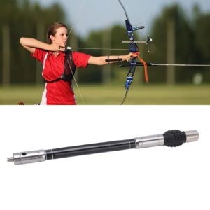 Dilwe Archery Stabilizer,10in Archery Balance Bar Bow Stabilizer Rod,Recurve Compound Bow Damping Accessory