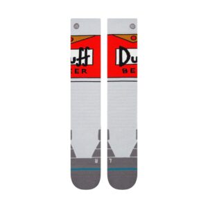 Stance Duff Beer Snow OTC Socks (Medium, Grey)