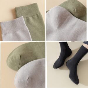 White Crew Socks for Women Women’s Socks Size 7-9 Long Socks & Hosiery Cute Cotton Boot Trouser Slouch Socks Womens Gifts T2-5se51-M