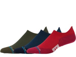 stance get set tab ultralight 3-pack red md (women's shoe 8-10.5)