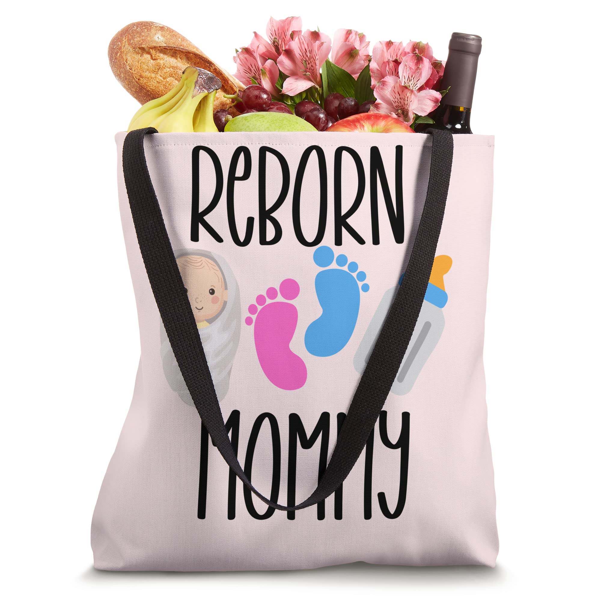 Reborn mommy cute reborn baby mom doll hobby mama kids tee Tote Bag