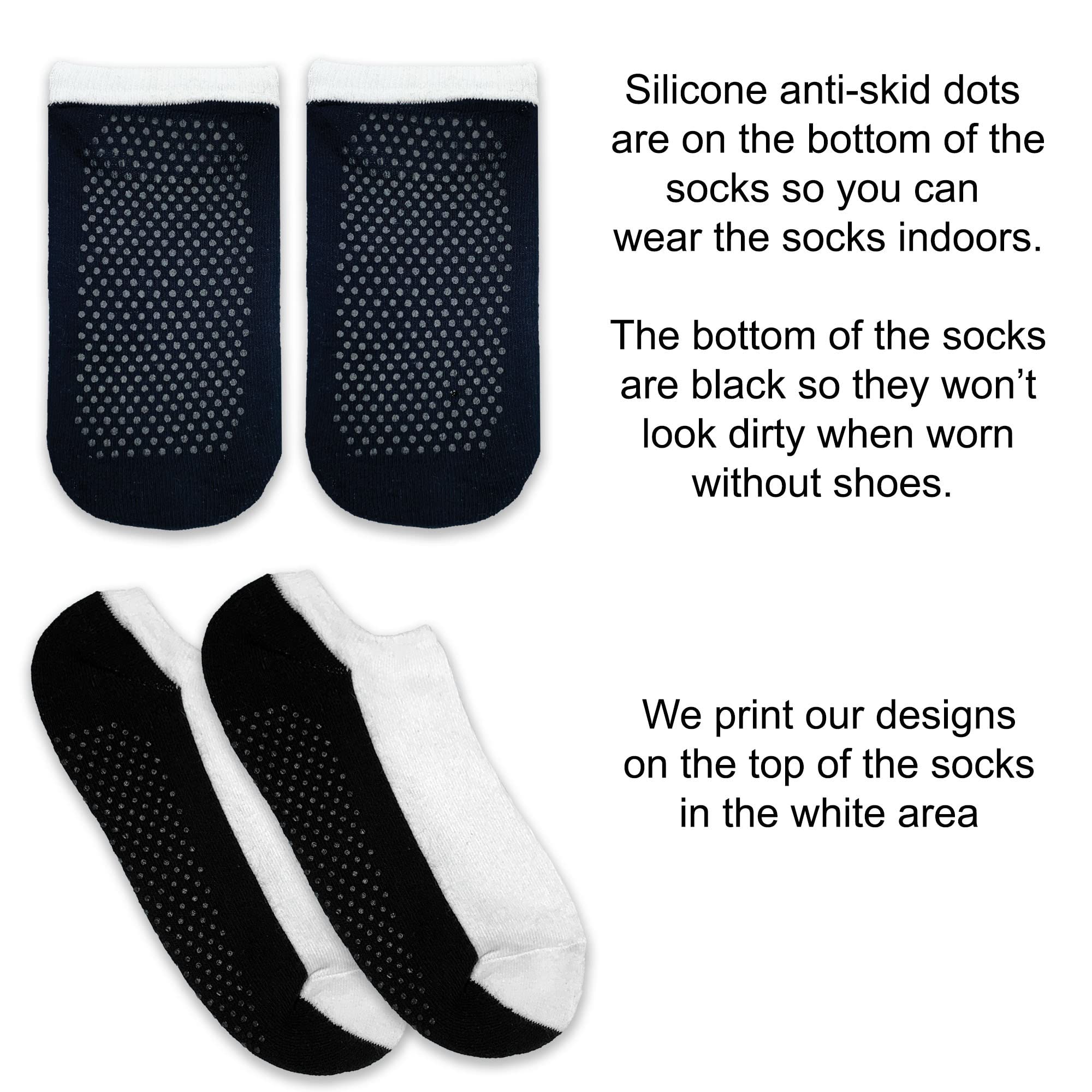 Funny Socks for Men & Women - Classics & Grippy Socks - Fun Socks, Gag Gifts for Adult - Funny Gag Gifts - Women’s Socks in Sandals