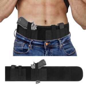 ‎eurobird belly band holster for concealed carry, gun holsters for men and women, right & left hand draw, waistband holster fit for glock, m&p shield, sig sauer, etc