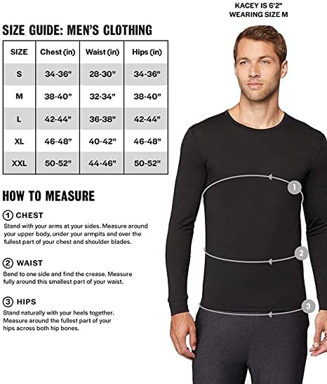 32 Degrees Men's Lightweight Baselayer Mock Top | Long Sleeve | Form Fitting | 4-Way Stretch | Thermal, White, X-Large