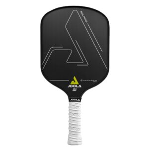 joola solaire professional pickleball paddle with carbon friction surface - ideal spin, power, & control - pickleball racket with reactive polypropylene honeycomb 14mm core - paddle cover included