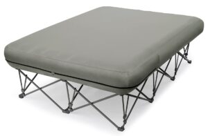 kampkeeper 2 person camping cot,folding camping bed with inflatable air mattress and carry bag,for outdoor travel camp beach vacation,supports 500 lbs(not included the airpump)